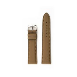 Saffiano Taupe Handmade leather watch straps | LIC Leather